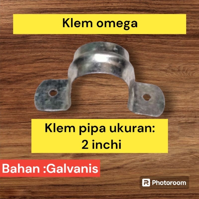 Jual Klem Pipa Omega Klem Pipa Pvc 2 Inchi / Klem Plat Besi Seng | Shopee Indonesia