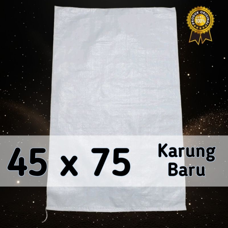 Jual Karung Plastik 25 kg Uk 45x75 Cocok Buat Proyek, Puing, Pasir ...