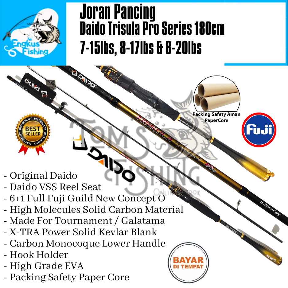 Jual Joran Pancing Daido Trisula Tournament Pro Series 180cm (12kg ...