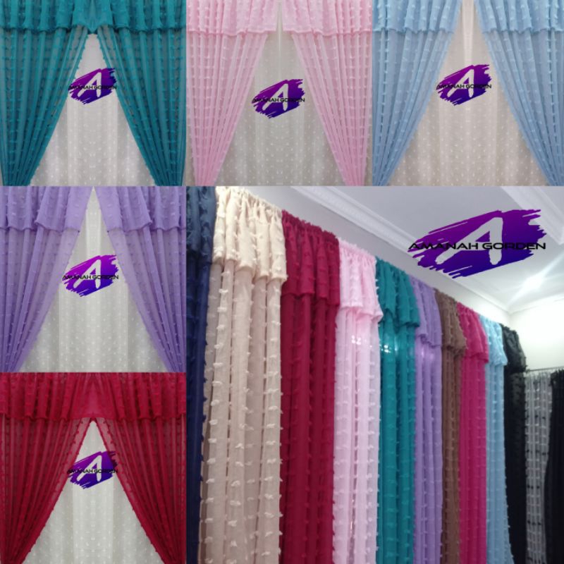 Jual VITRASE GORDEN TRANSPARAN MODEL SERUT MURAH | Shopee Indonesia