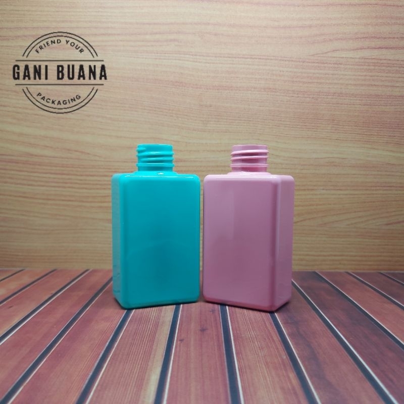 Jual BOTOL PET 100ML KOTAK NECK 24 TANPA TUTUP (BOTOL SAJA) | Shopee Indonesia