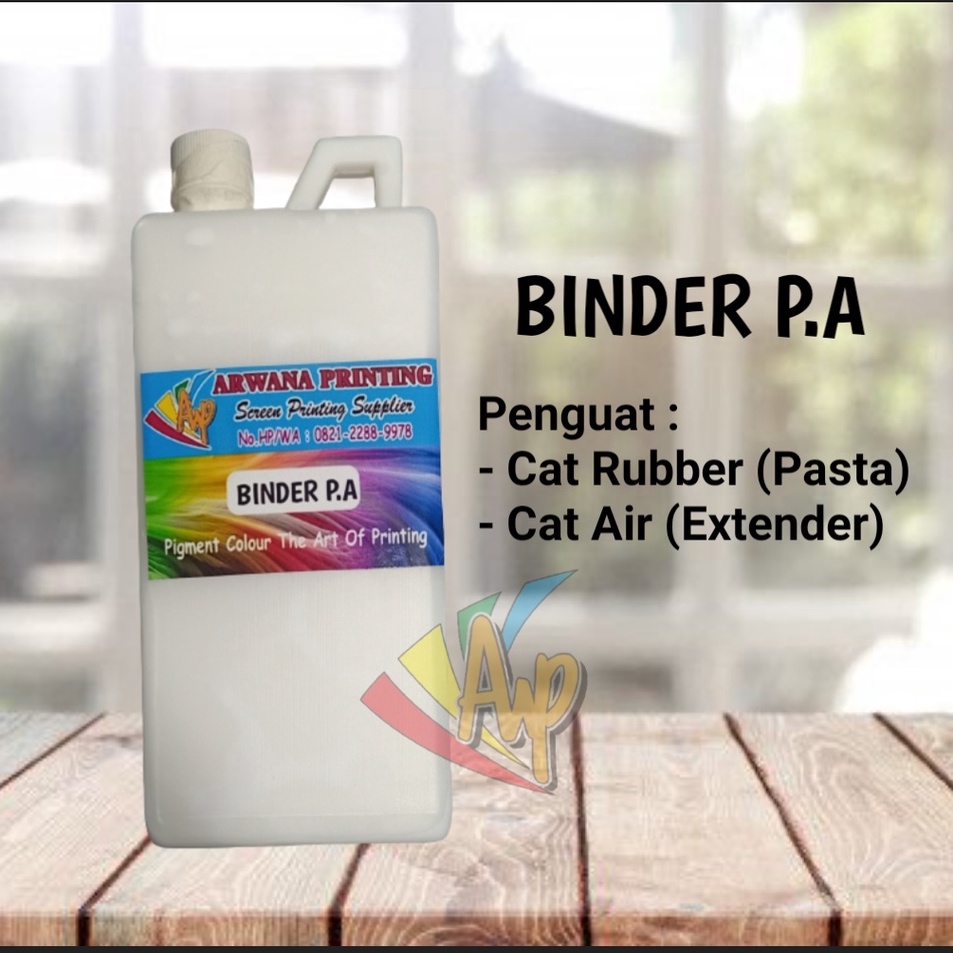 Jual Gaya Binder PA Penguat Cat Sablon Extender Dan Rubber 1kg | Shopee ...