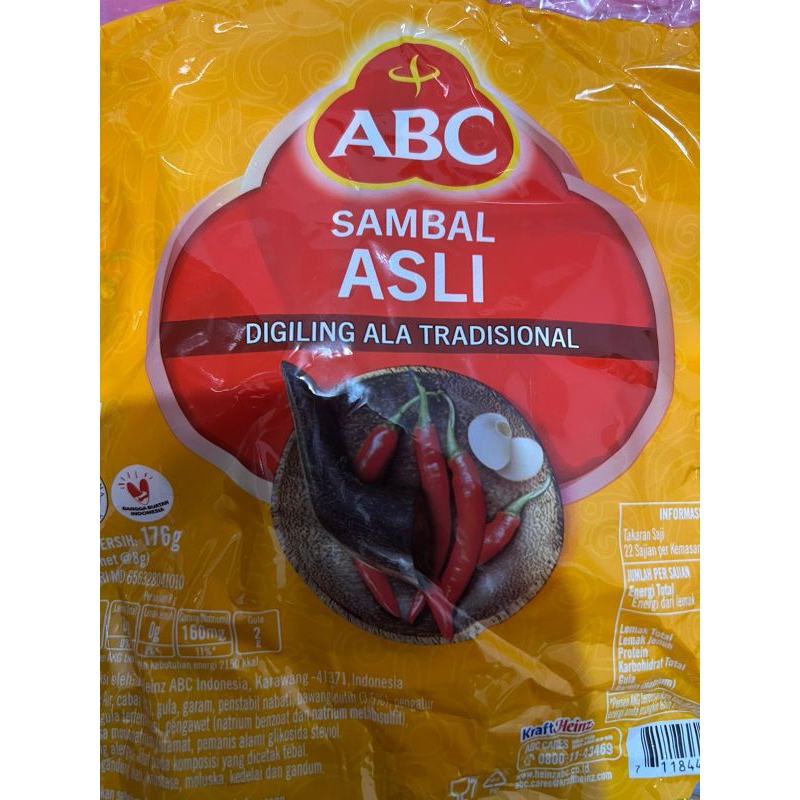Jual SAMBAL ABC ASLI 22x8 gram /sambal abc stik | Shopee Indonesia