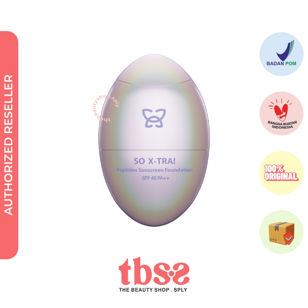 Jual MOP | Mother Of Pearl | SO X-TRA Peptides Sunscreen Foundation SPF ...
