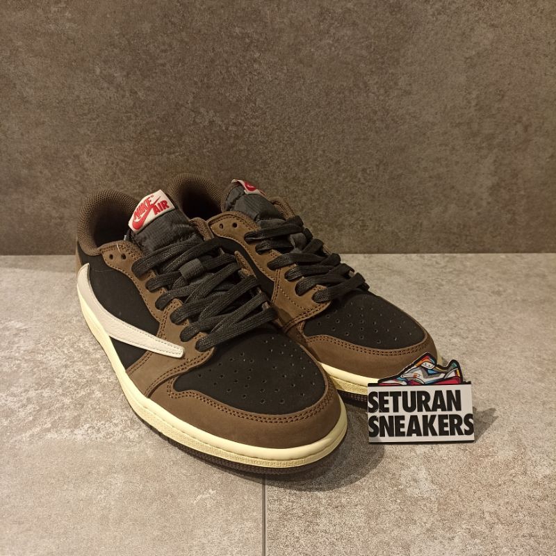 Jual Sepatu Pria Jordan 1 Retro Low OG SP Travis Scott | Shopee Indonesia