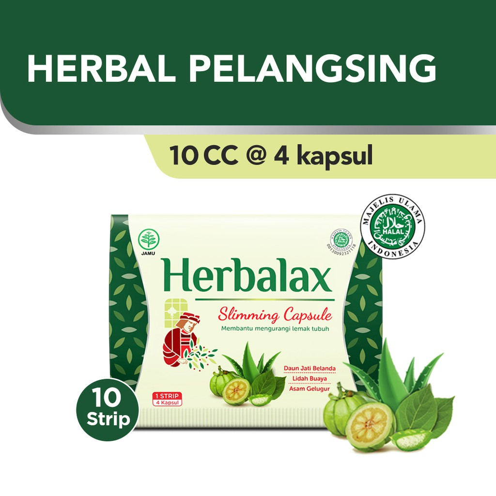 Jual Herbalax Slimming Capsule / 10 CC - Exp : 02.2027 | Shopee Indonesia