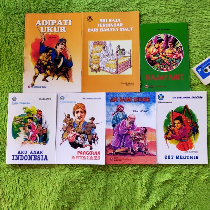 Jual ORIGINAL BUKU CERITA DAN CERPEN SEJARAH SERI PAHLAWAN CUT MEUTHIA MAJAPAHIT ABU BAKAR ...