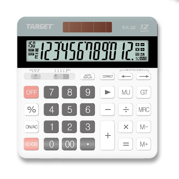 Jual Target RX-20 - Desktop Calculator - 12 digit | Shopee Indonesia