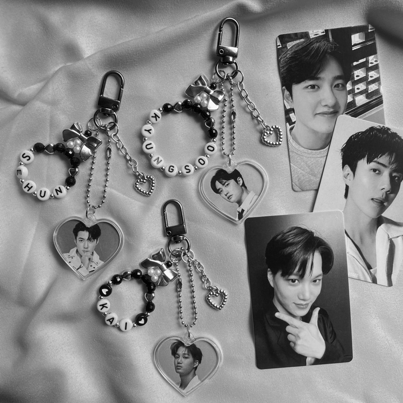 Jual [Bisa Custom] Phone Strap/Keychain EXO BW Ver.|Phone Strap EXO L ...