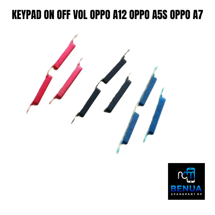 Jual TOMBOL LUAR ON OFF VOL OPPO A5S OPPO A12 OPPO A7 RUBBER BUTTON ...