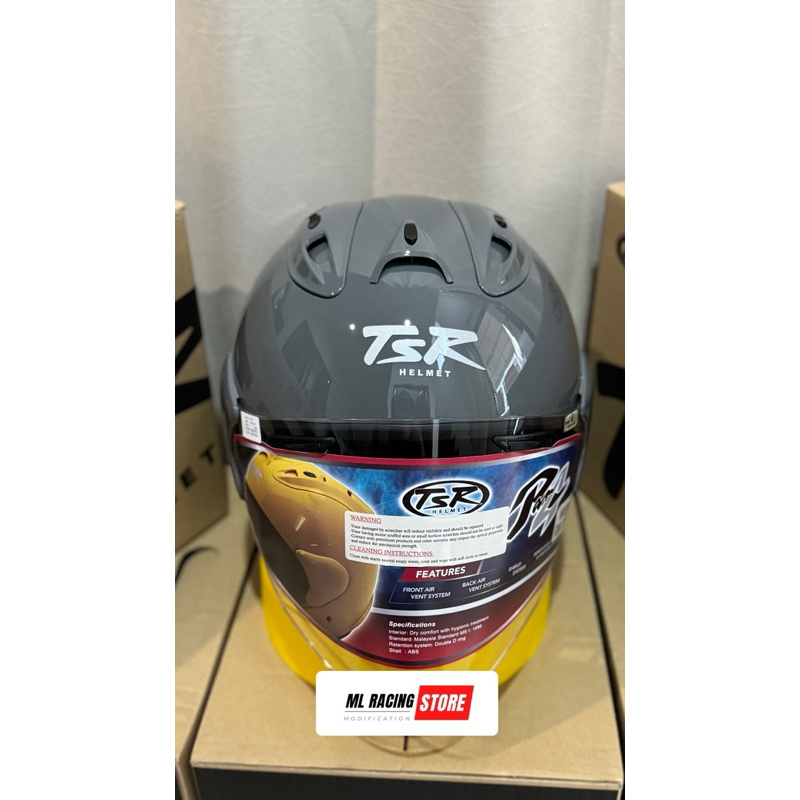 Jual HELM/HELMET TSR RAM 4 NEW POLOSAN MODERN GRAY/MODERN GREY - HALF ...