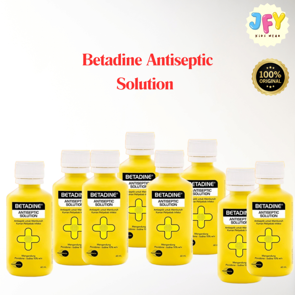Jual Betadine Antiseptic Solution - Betadine Antiseptic 60 ml - Exp Oktober 2027 | Shopee Indonesia