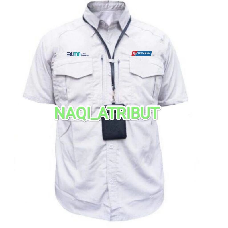 Jual KEMEJA TACTICAL BUMN MY PERTAMINA LENGAN PENDEK FULL BORDIRAN ...
