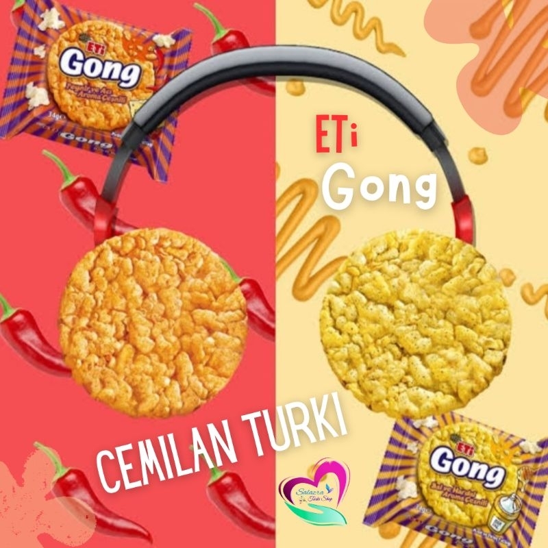 Jual Eti Gong Popcorn Gepeng | Cemilan Turki Eti Gong | Shopee Indonesia