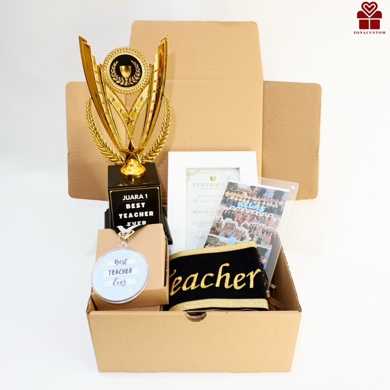 Jual Hampers Sertifikat Guru Custom Gift Teacher Best Teacher free ...