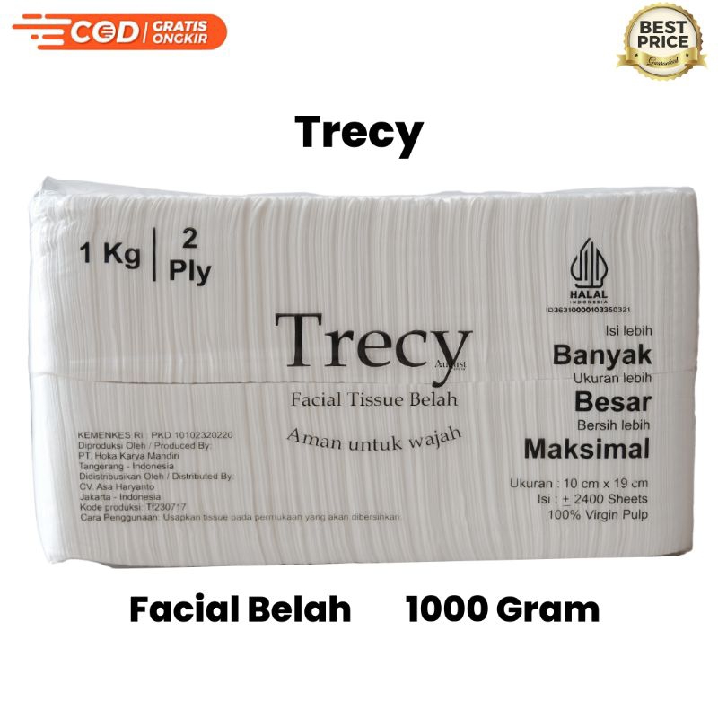 Jual Tisu Tissue Facial Pop Up Belah Isi 1000 Gram / 2 Ply / Tissue ...