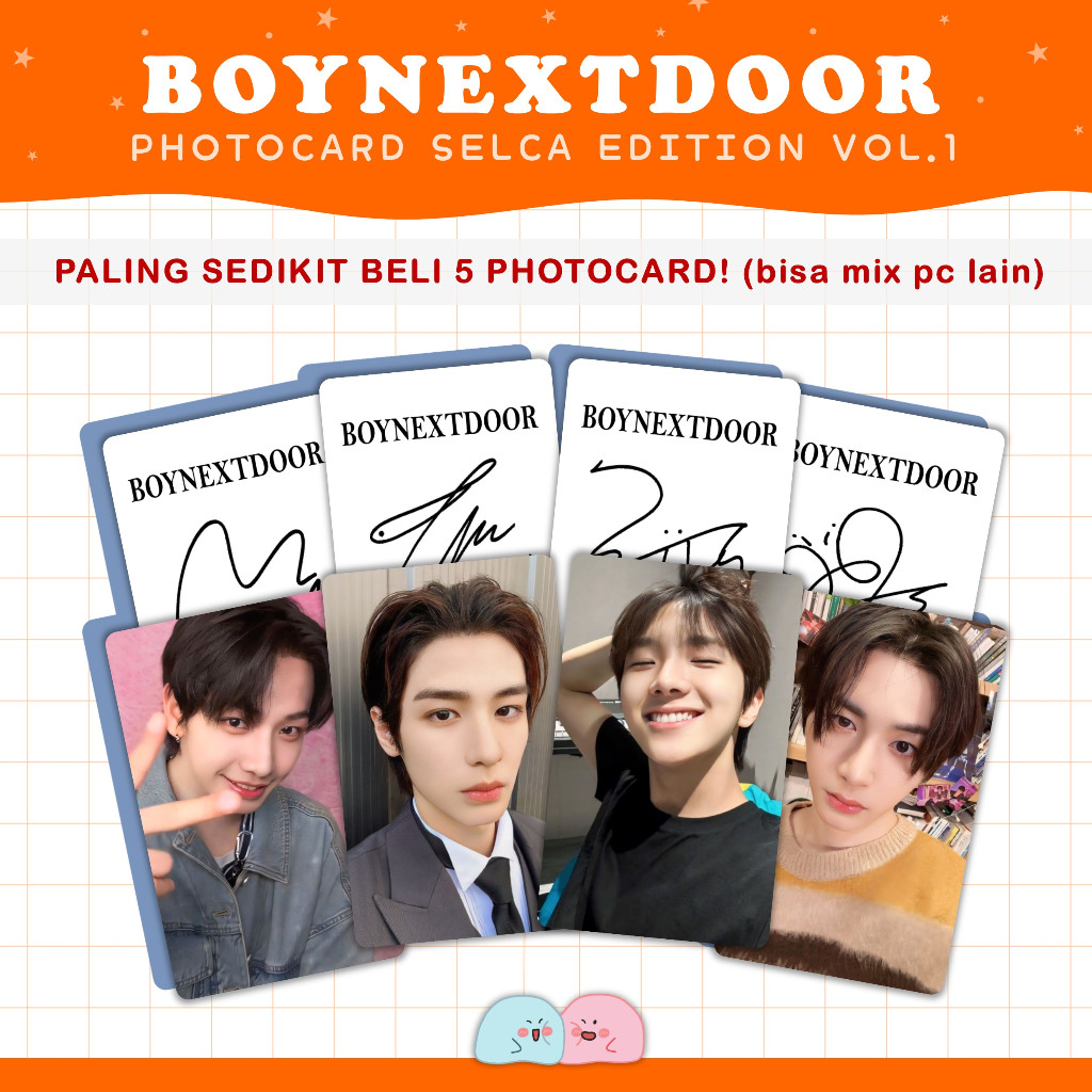 Jual (MINIMAL BELI 5!) PHOTOCARD BOYNEXTDOOR (BND) SELCA EDITION VOL. 1 ...