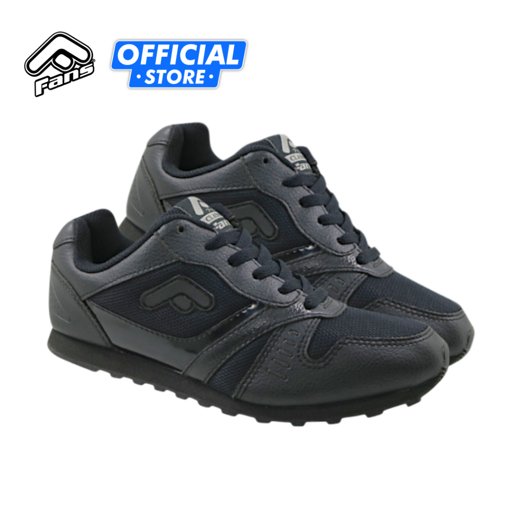 Jual Sepatu sekolah Fans Malino black Sepatu jogging nyaman dipakai ...