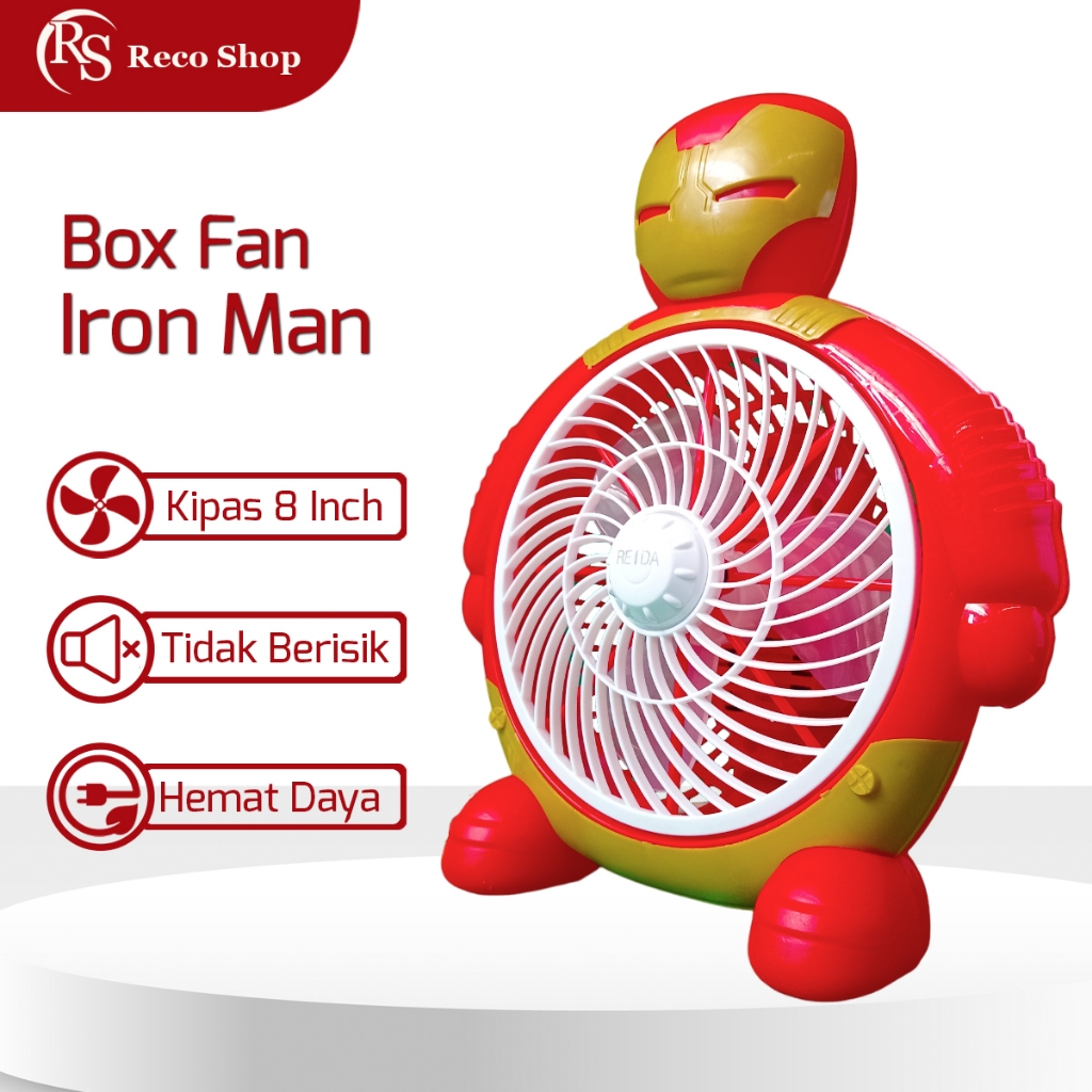 Jual Kipas Karakter - Box Fan Iron Man | Shopee Indonesia