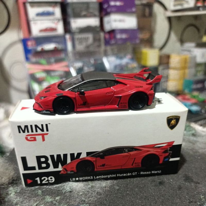Jual Mini GT LB*WORKS Lamborghini Huracan GT-Rosso Mars (Free Protektor ...