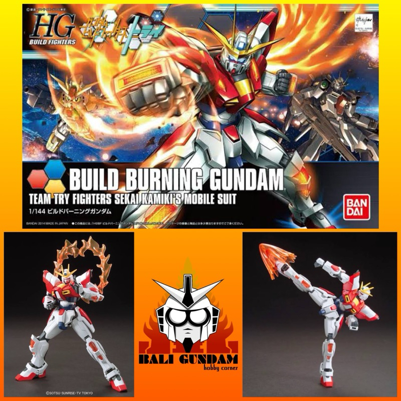 Jual HG 1/144 BG-011B BUILD BURNING GUNDAM Bali Gundam Hobby Corner Bandai Original | Shopee ...