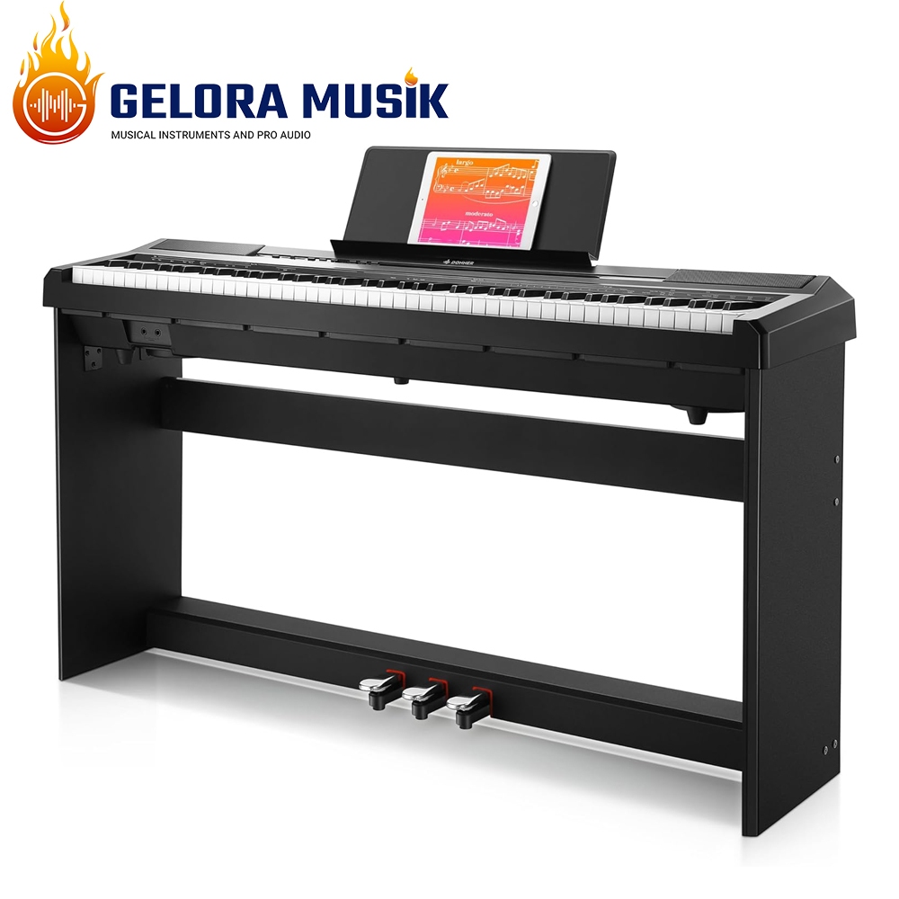 Jual Digital Piano Donner DEP-10 88-Keys Semi-Weighted w/Stand | Shopee ...