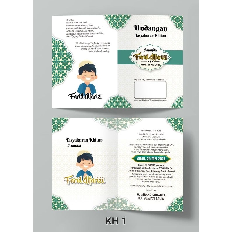 Jual Undangan khitan Harga Terjangkau | Shopee Indonesia