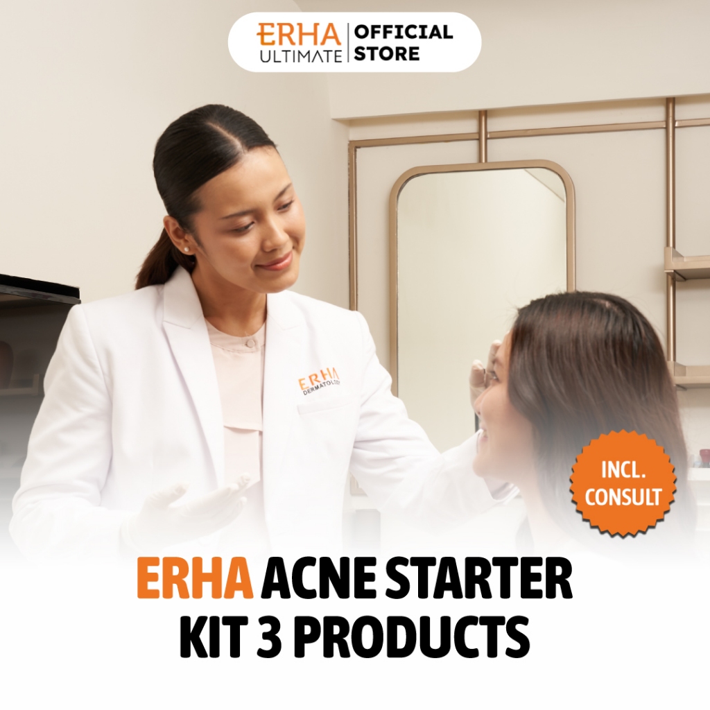 Jual ERHA Acne Starter Kit 3 Products | Shopee Indonesia