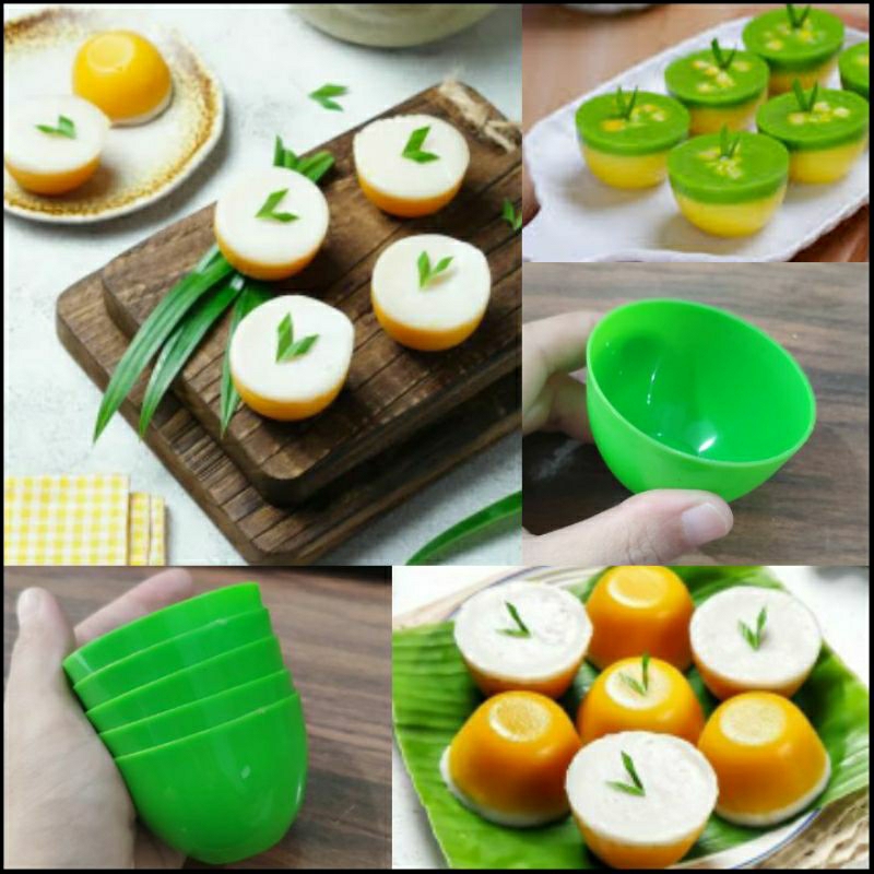 Jual 12 Pcs Cetakan Kue Talam Plastik Tebal Food Grade Cetakan Puding ...