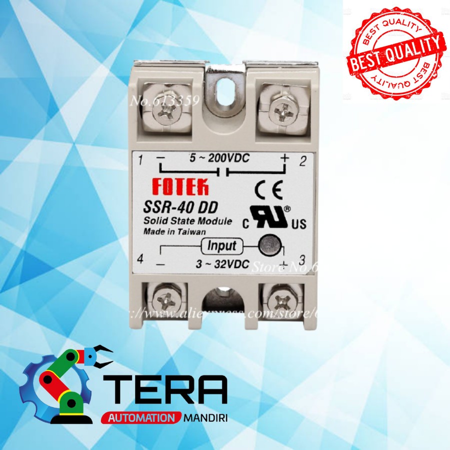 Jual SSR-40DD SSR40DD SSR 40DD 40A SOLID STATE RELAY READY STOK. | Shopee Indonesia