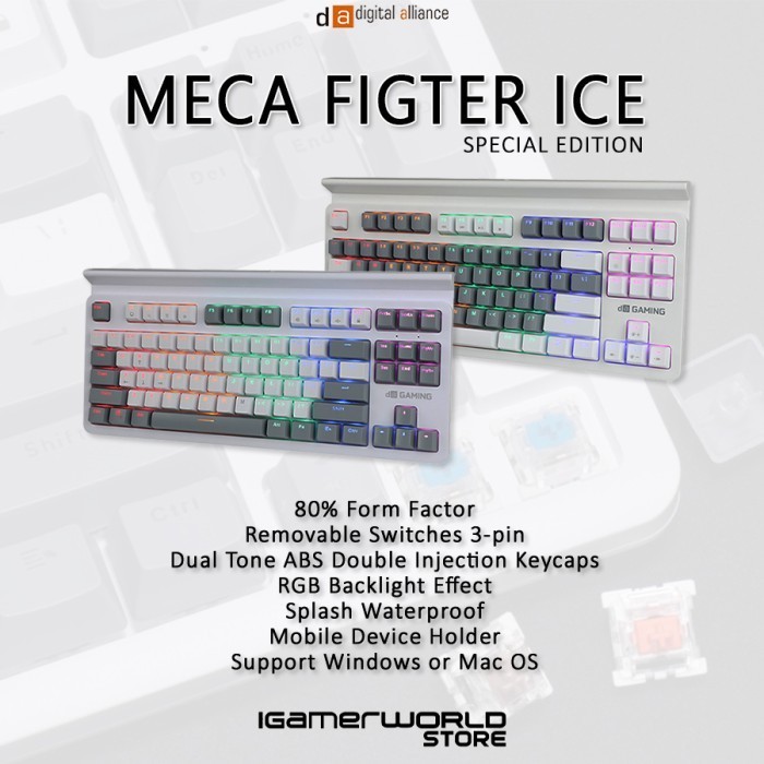 Jual Digital Alliance Meca Fighter ICE TKL SE Mechanical Gaming ...