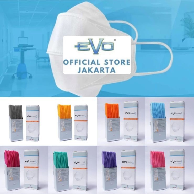 Jual Masker Evo Plusmed 3 ply isi 25pcs | Shopee Indonesia