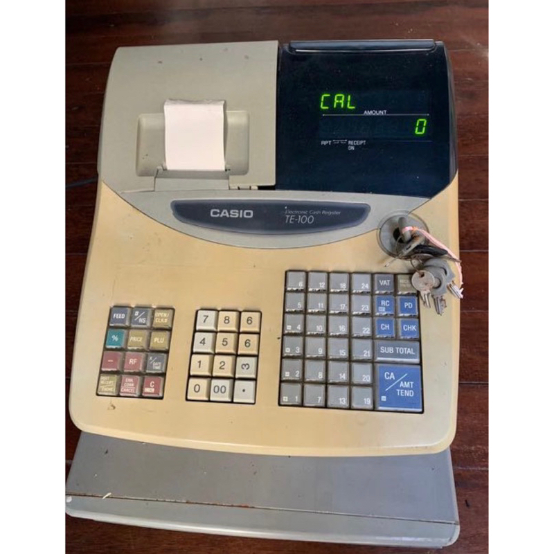 Jual Mesin kasir Casio TE-100 | Shopee Indonesia
