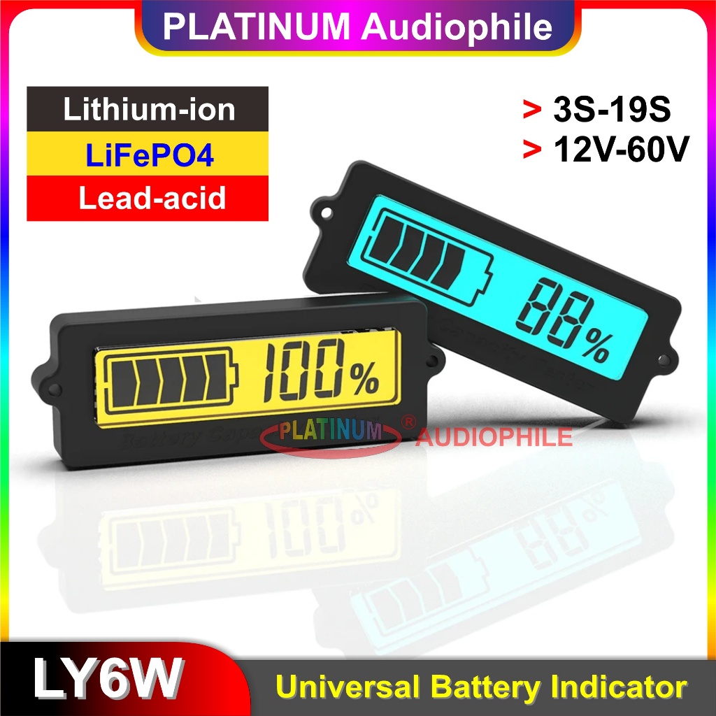 Jual Baterai Kapasitas Tester Indikator 12v-66v 3S-19S Battery Capacity ...