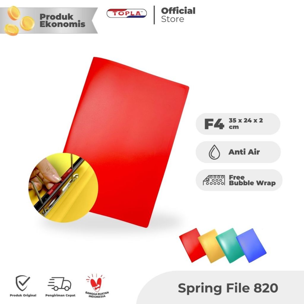 Jual Spring File Cermat map jilid dokumen kertas berkas kantoran dan ...