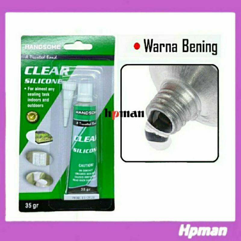 Jual Lem Kaca Sealant Tube Bening 35gram | Shopee Indonesia