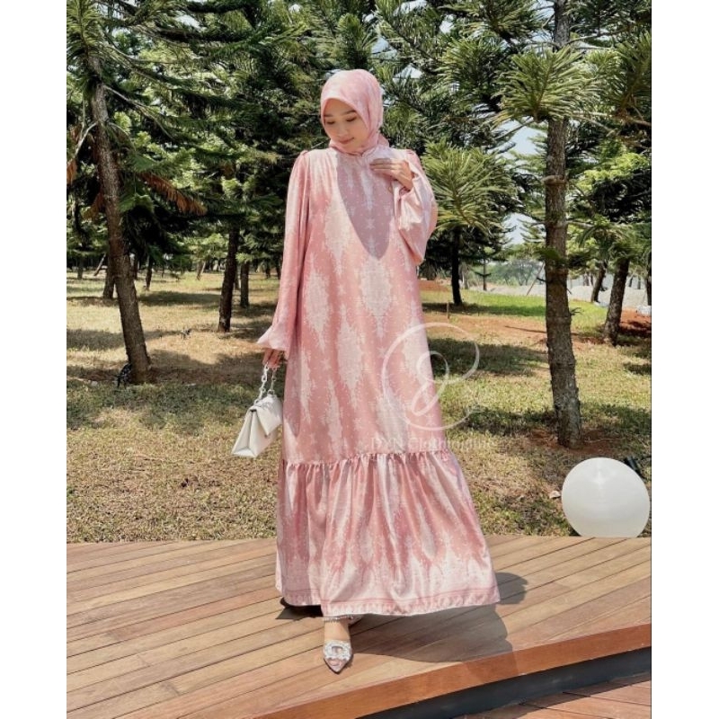 Jual preloved dress gamis dyn clothingline | Shopee Indonesia