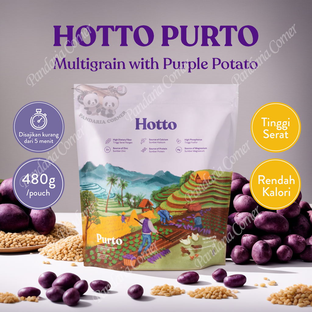 Jual Hotto Purto / Hotto Mame Superfood Multigrain (Sachet dan Pouch ...
