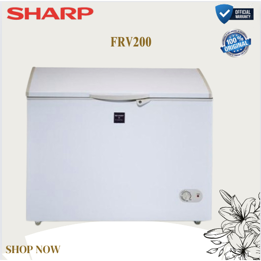 Jual SHARP CHEST FREEZER FRV 200/FRV-200/FRV200/FRV 200/BOX CHILLER ...