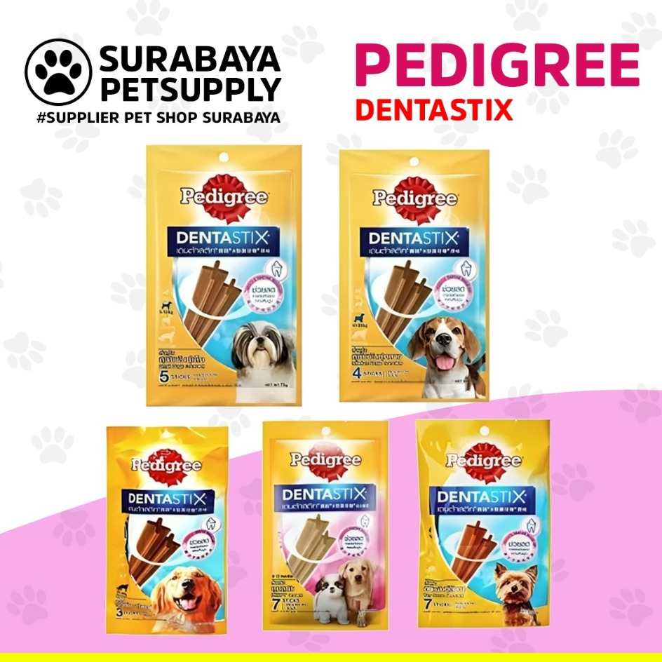 Jual Pedigree Dentastix Small / Medium / Puppy / Large - Camilan anjing ...