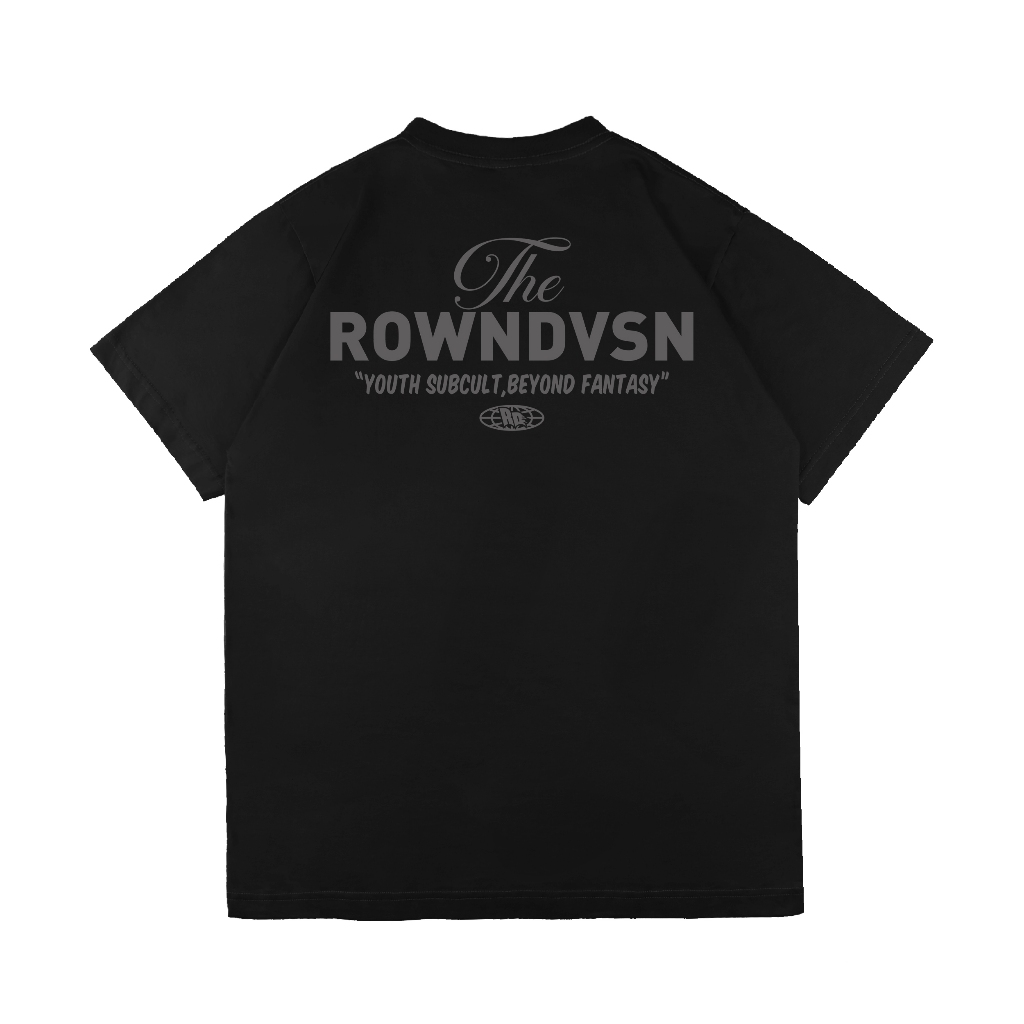 Jual Rowndivision Storage T-shirt - Rowndvsn Kaos Pendek Azura Black ...