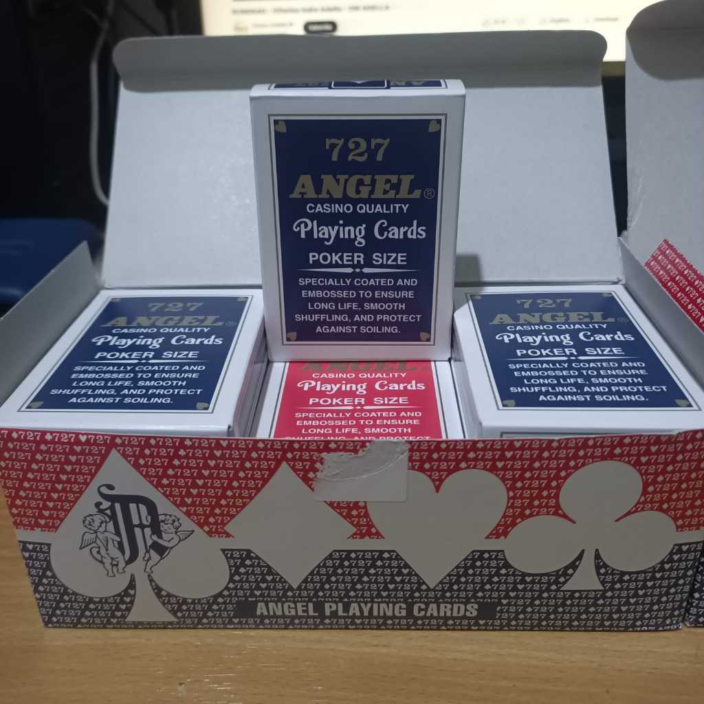 Jual Kartu remi ANGEL 727 japan jepang playing cards card bekas seken 1 ...