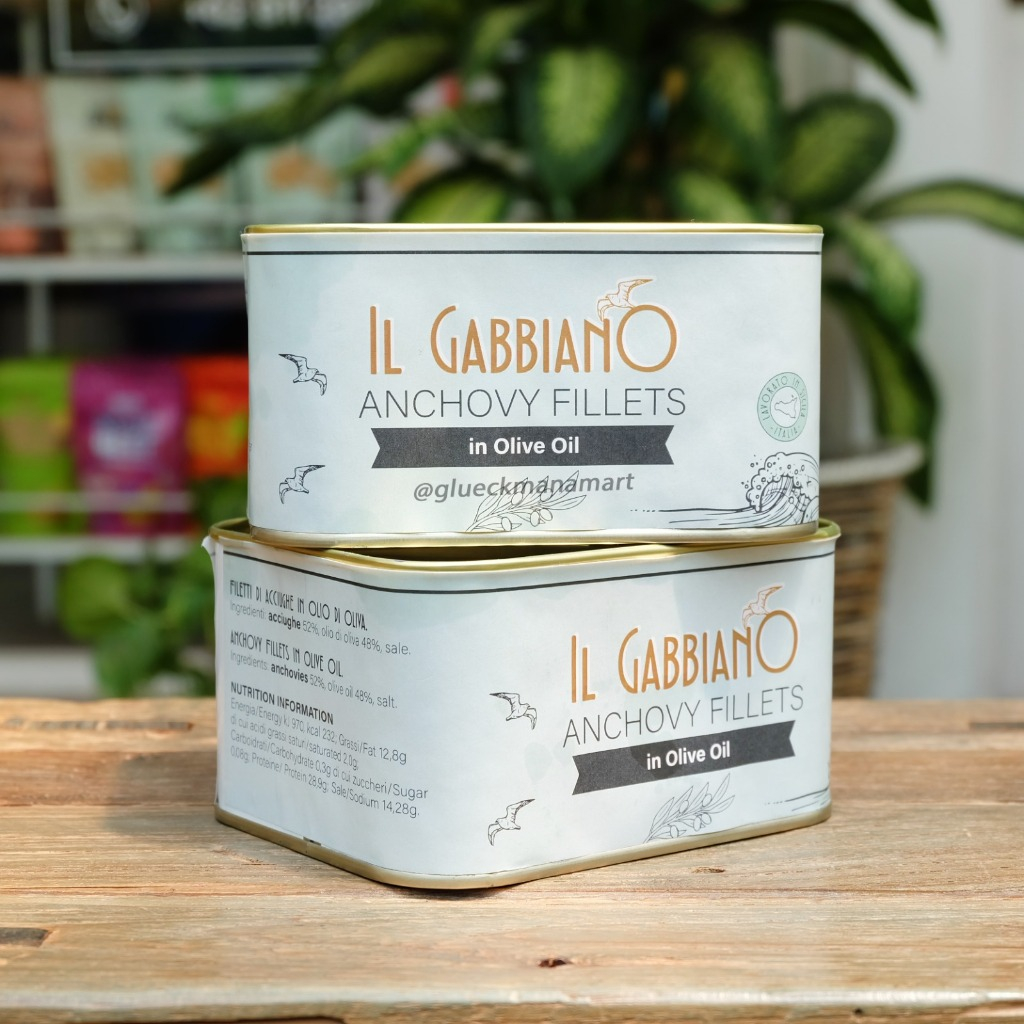 Jual IL Gabbiano Anchovy Fillets in Sunflower Oil 600gr | Shopee Indonesia