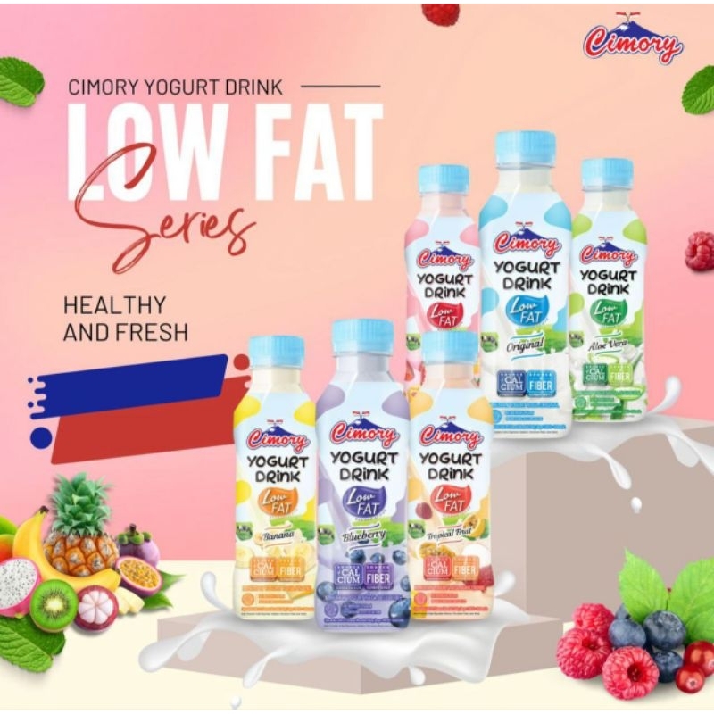 Jual CIMORY YOGURT DRINK VARIAN LOW FAT SERIES | Shopee Indonesia