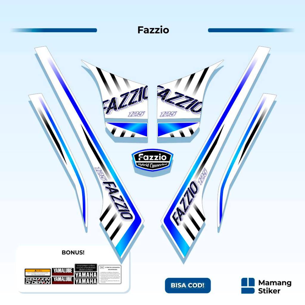 Jual Striping Fazzio Variasi (8) Original Custom Fazio Keren 2022 2023 ...