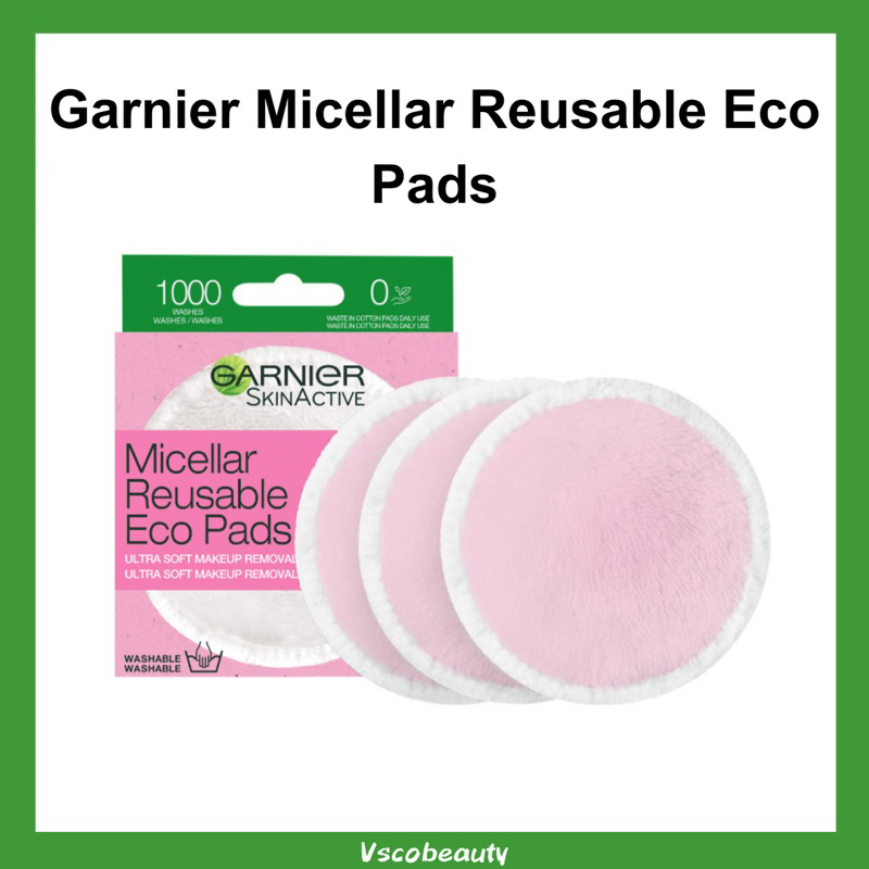 Jual Garnier Micellar Reusable Eco Pads | Shopee Indonesia