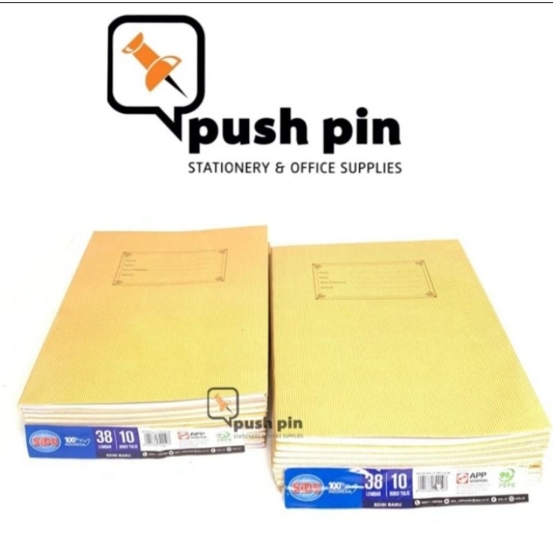 Jual Sidu Buku Tulis 38 Lembar Sudah Di Sampul | Shopee Indonesia