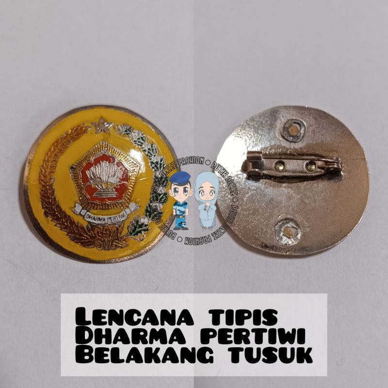 Jual LENCANA TEBAL DAN TIPIS DHARMA PERTIWI | Shopee Indonesia