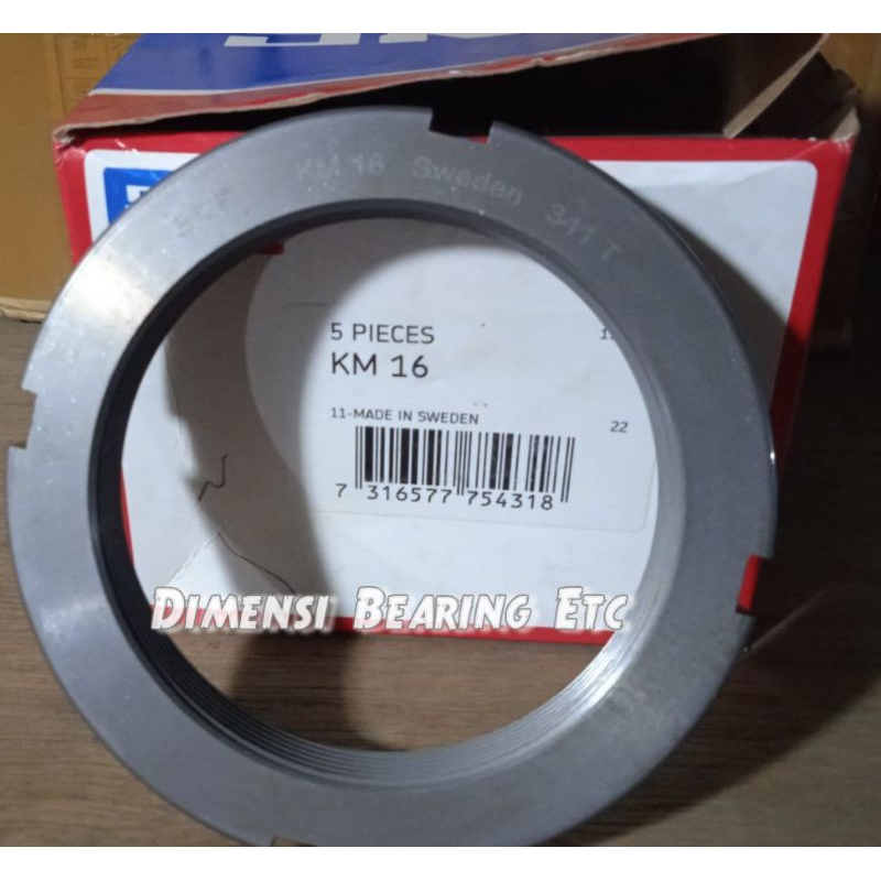 Jual LOCK NUT BEARING KM 16 SKF | Shopee Indonesia