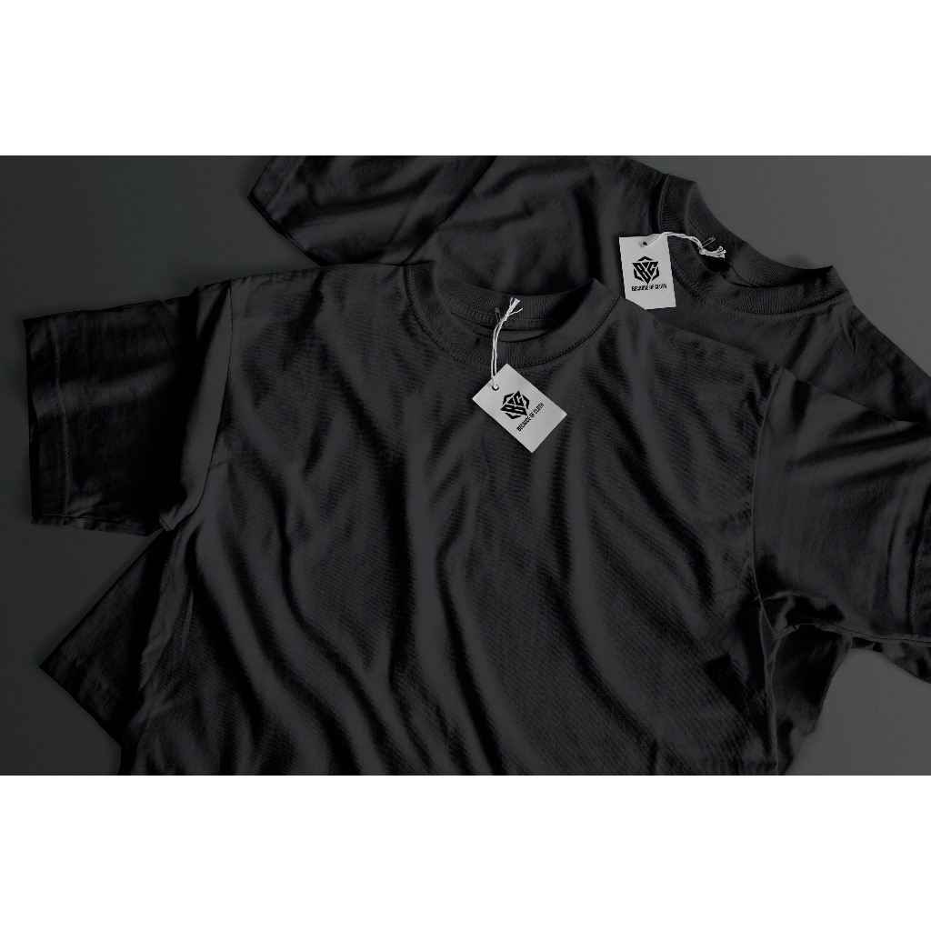 Jual KAOS POLOS HITAM 30S PREMIUM | Shopee Indonesia